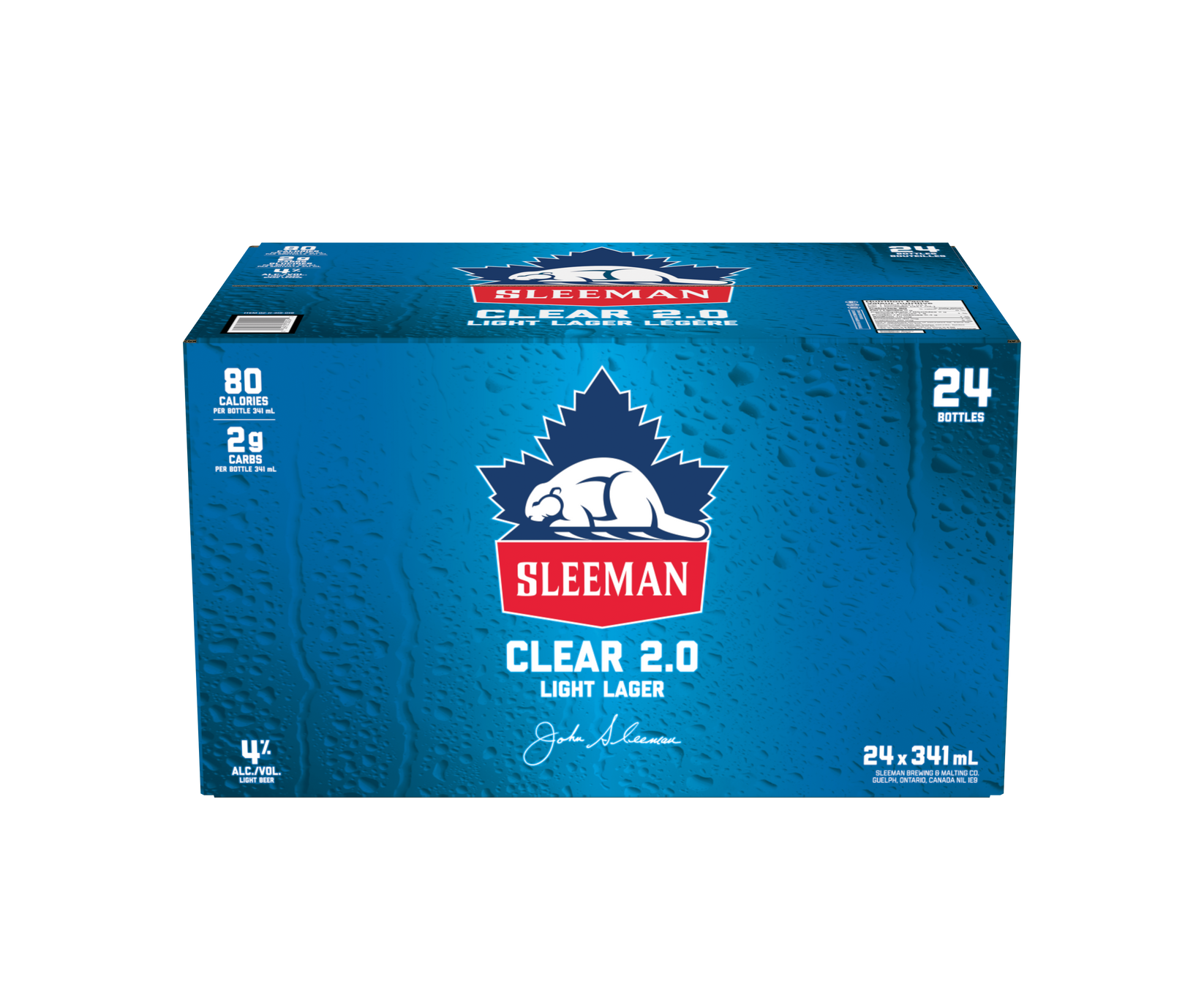 Sleeman Clear 2.0 Light Lager – Sleeman Retail Store & Taproom