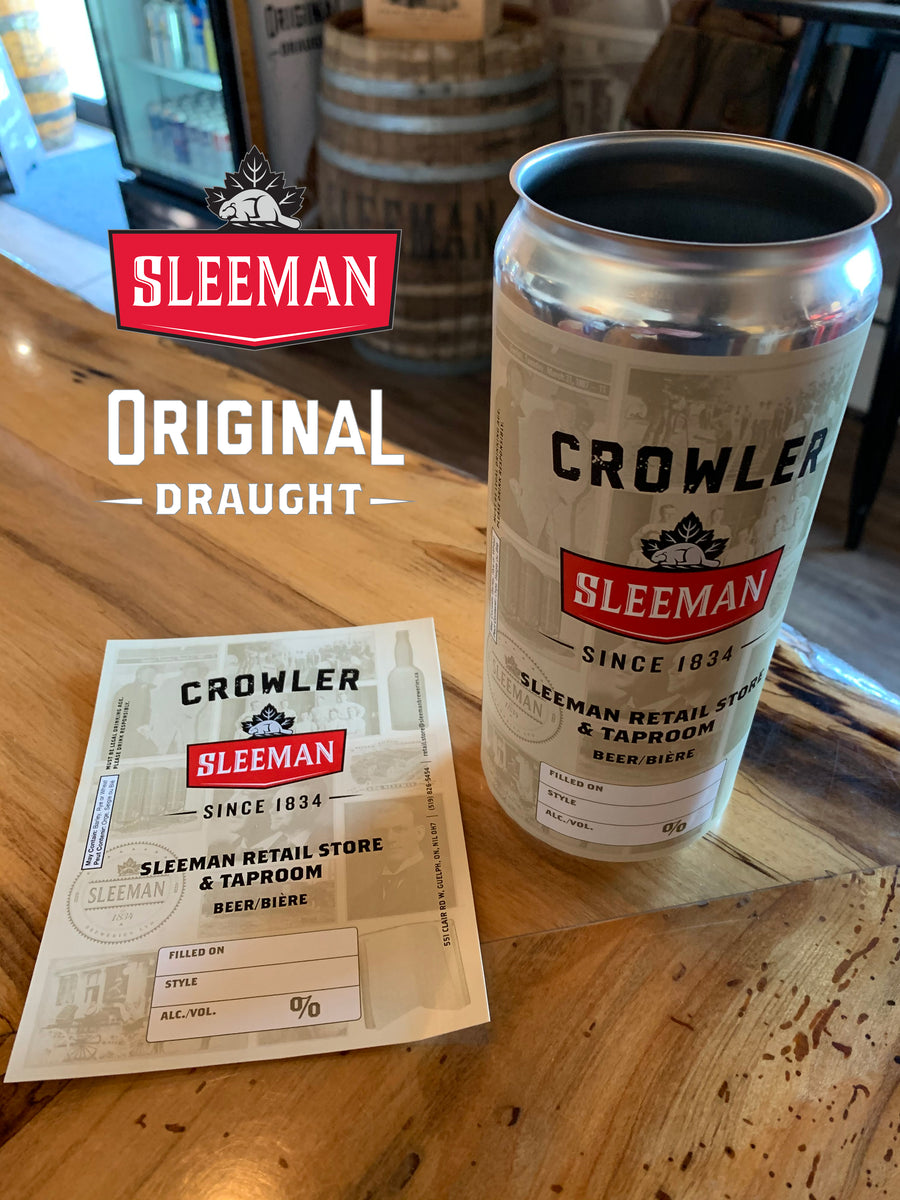 Original Lager 32oz Crowler – Sleeman Retail Store & Taproom
